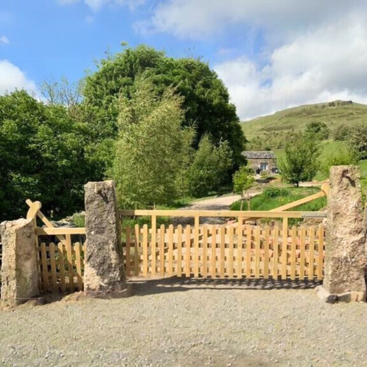 Entrance Gates and Boarded Doors - Duncombe Sawmill